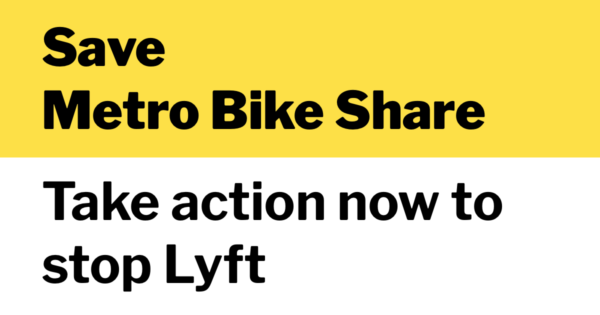Save Metro Bike Share